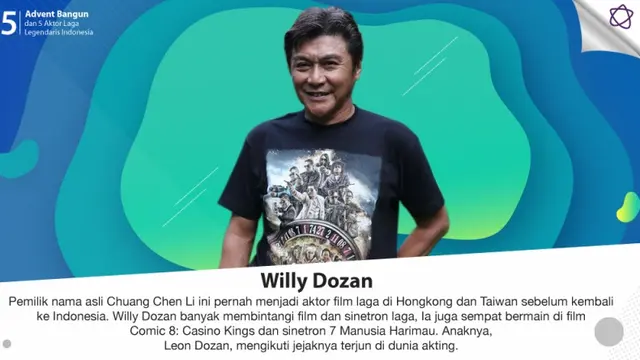 Advent Bangun dan 5 Aktor Laga Legendaris Indonesia - Entertainment Fimela.com