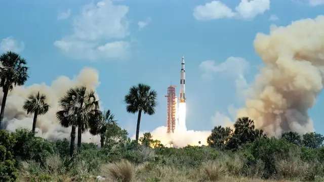 16 April 1972: Peluncuran Apollo 16, Misi Kelima Amerika Serikat Menuju Bulan - Global Liputan6.com