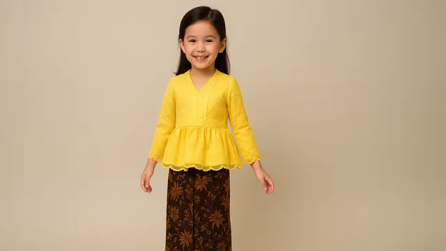 6 Model Baju Kebaya Anak-Anak yang Unik Tapi Stylish, Bikin Tampilannya Jadi Lucu - Hot Liputan6.com