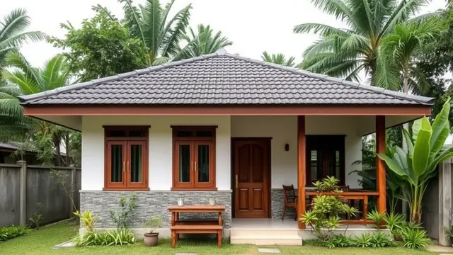 15 Desain Rumah Minimalis Sederhana di Kampung, Asri dan Nyaman di 2025 - Hot Liputan6.com
