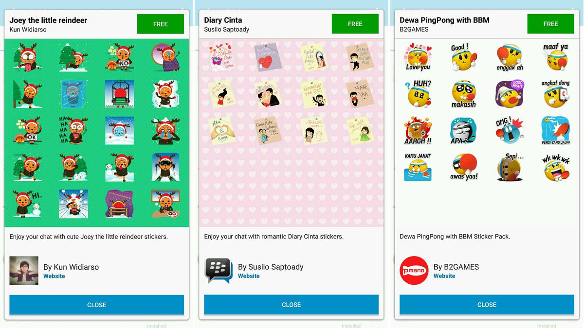 Sambut Natal, BBM Hadirkan 3 Stiker Gratis Lucu dan Romantis - Tekno ...