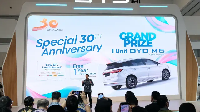 Rayakan Tiga Dekade Perjalanan di Industri Otomotif, BYD Sediakan Program dan Tawaran Spesial di ...