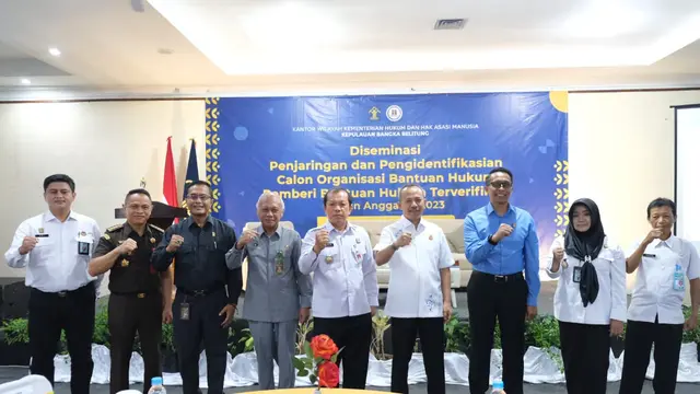 Kemenkumham Babel Diseminasi Penjaringan Calon Pemberi Bantuan Hukum - Regional Liputan6.com