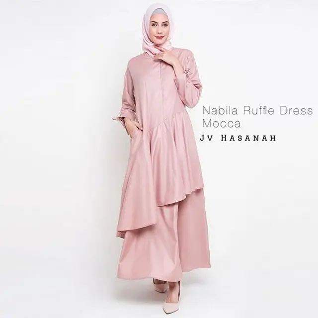 Model Gamis Katun yang Nyaman, Adem, dan Tampil Elegan - Hot Liputan6.com