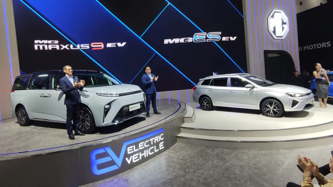 MG Maxus 9 dan ES EV Resmi Diperkenalkan di IIMS 2024 - Otomotif Liputan6.com