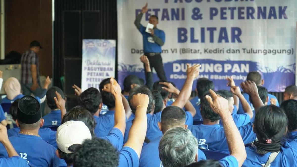 Konsisten Bantu Rakyat, Ratusan Petani dan Peternak di Blitar Dukung ...