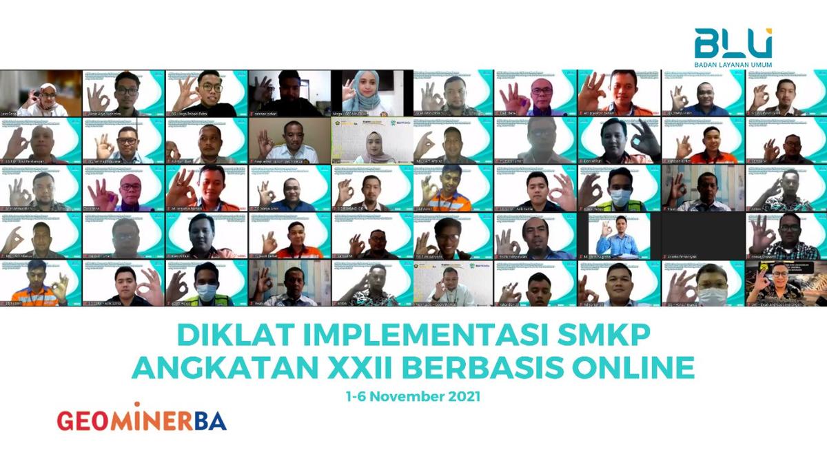Diklat Implementasi SMKP Angkatan XXII Digelar Selama 6 Hari
