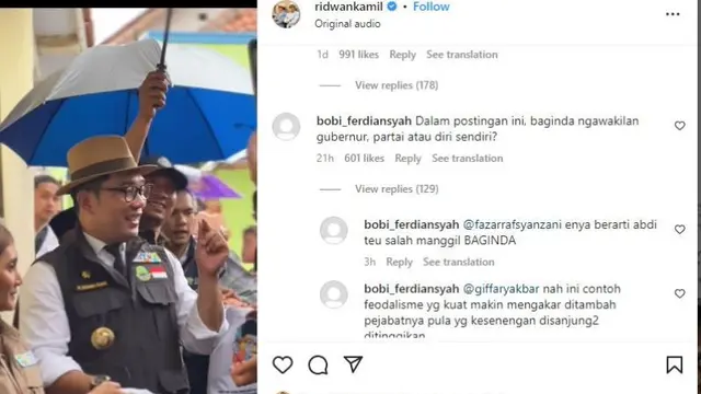 Ridwan Kamil Dipanggil Baginda oleh Warganet, Buntut Kasus Guru Honorer SMK Cirebon Dipecat ...