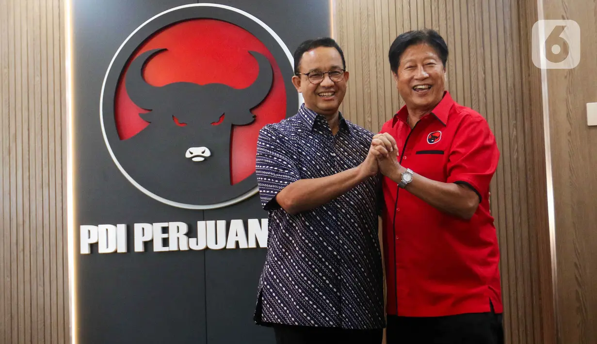 Anies Baswedan Kunjungi Kantor DPD PDIP Jakarta - Foto Liputan6.com