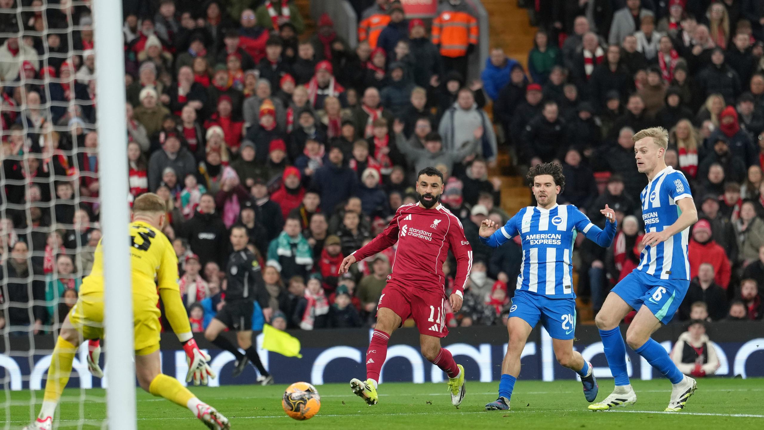 Liverpool vs Brighton: Mohamed Salah Cemerlang, The Reds Hajar The Seagulls
