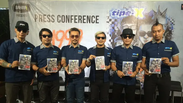 Grup Band Tipe-X 'Curhat' Karier Bermusik Lewat Buku - ShowBiz Liputan6.com