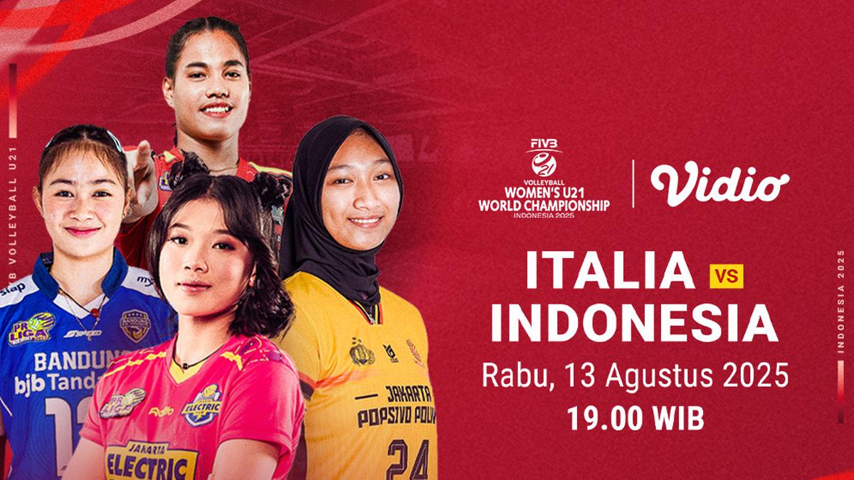 Link Live Streaming FIVB U-21 Women’s World Championship Indonesia vs Italia: Tayang di Vidio ...