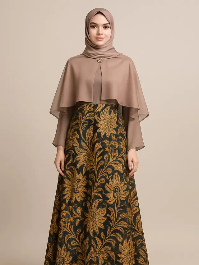 Tampil Cantik dan Elegan dengan Gamis Batik dan Hijab, Ini 5 Model Terpopuler 2025 - Fashion ...
