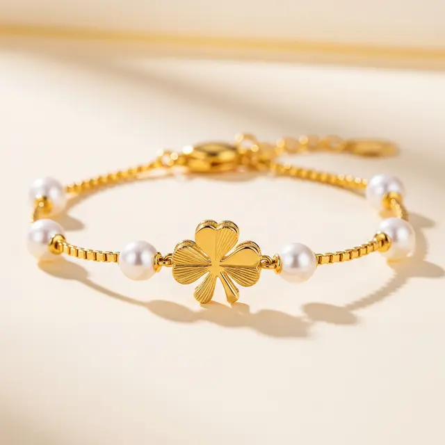 9 Model Gelang Clover, Mulai dari Sentuhan Emas hingga Gaya Layering ...