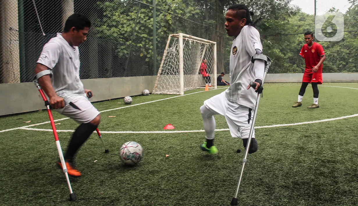 FOTO: Persiapan Pemain Timnas Amputasi Indonesia Jelang Piala Dunia ...