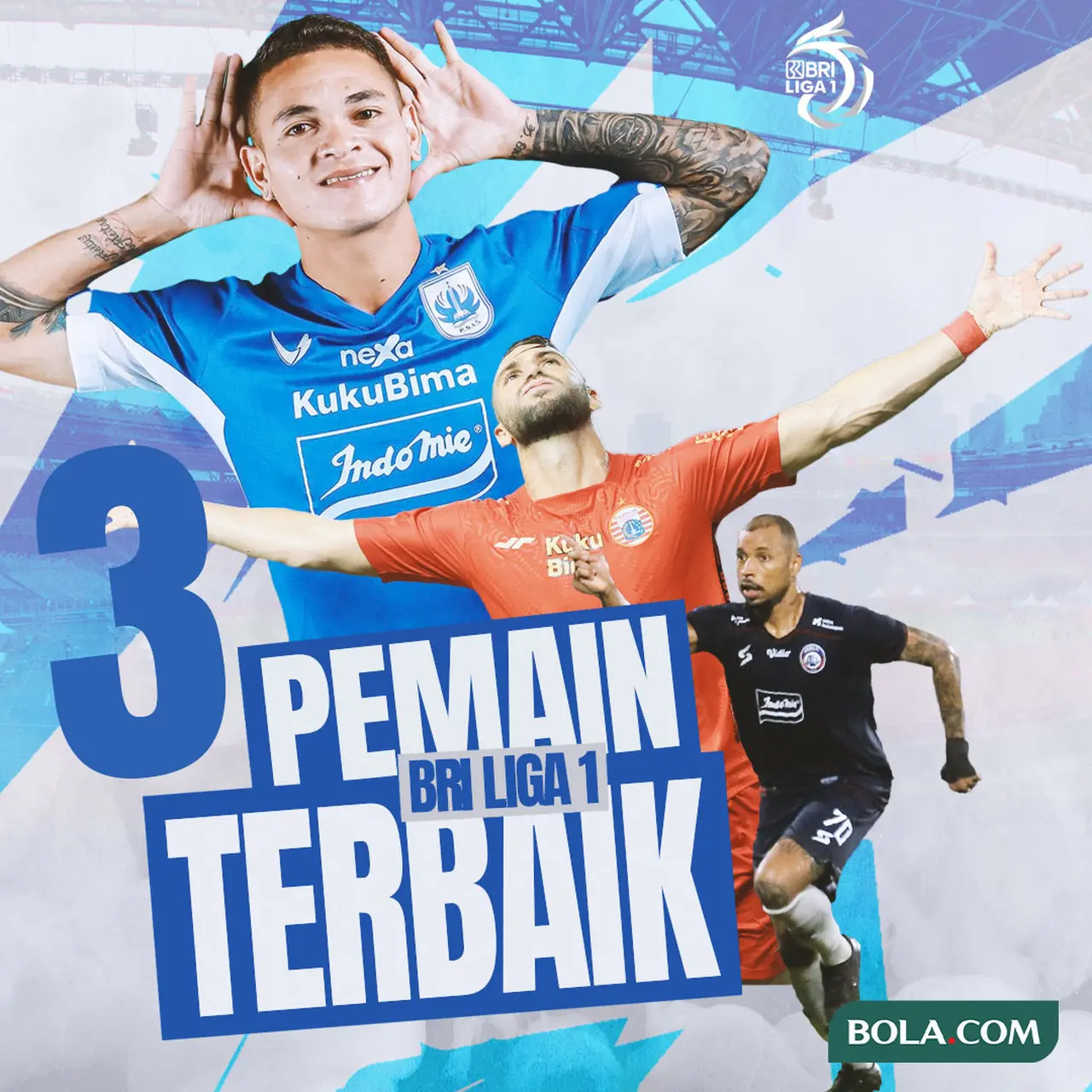 3 Pemain dan Plus Pelatih Terbaik Pekan ke-16 BRI Liga 1 2023 / 2024 - Indonesia Bola.com