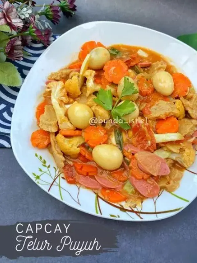 3 Resep Kreasi Capcay, Bisa Ditambah Udang dan Telur Puyuh - Lifestyle ...