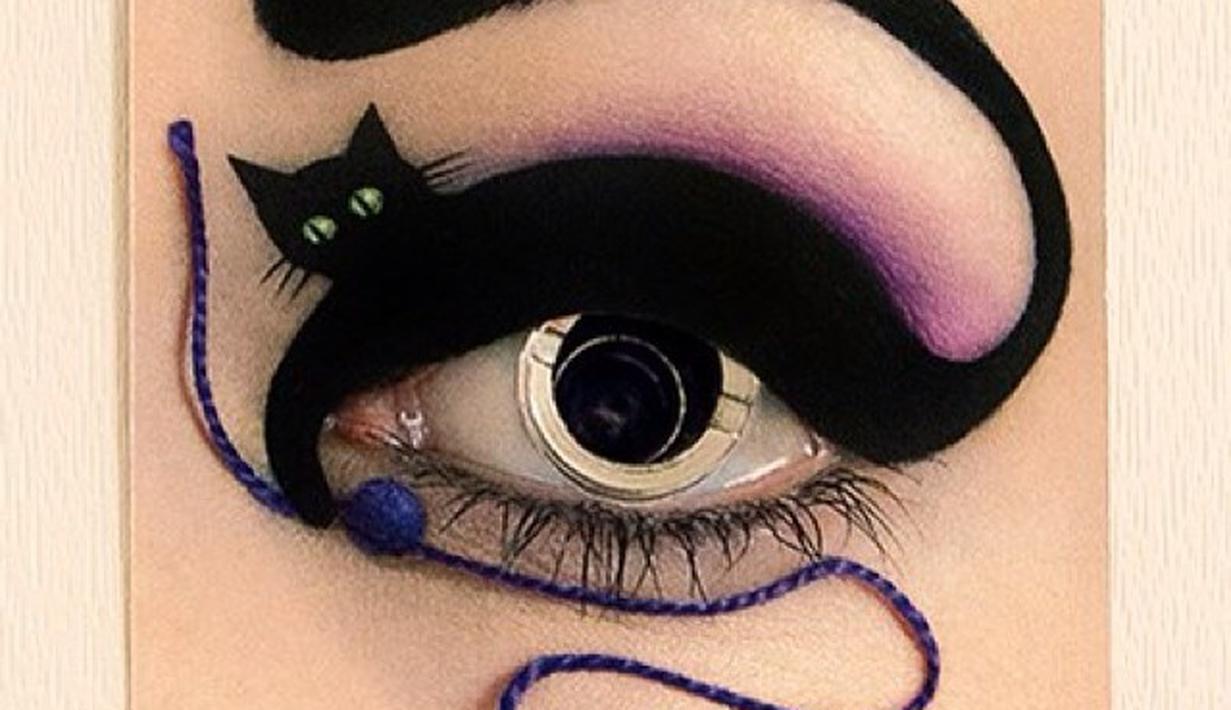 Riasan di Kelopak Mata Bertema Kucing Eksotis yang Bikin Melongo ...