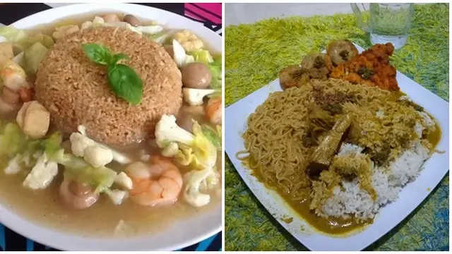 6 Potret Perpaduan Dua Makanan Ini Bikin Kenyang Duluan, Jadi Porsi ...