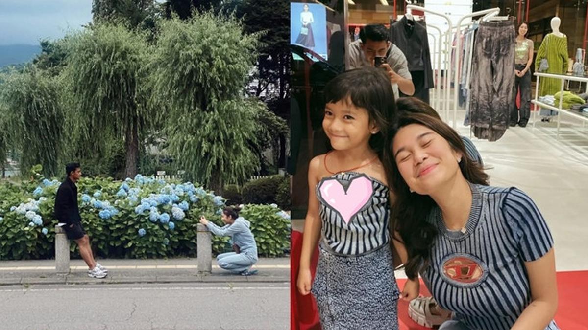 6 Potret Arhan dan Azizah Saling Gantian Ambil Foto, Netizen: Romantis ...