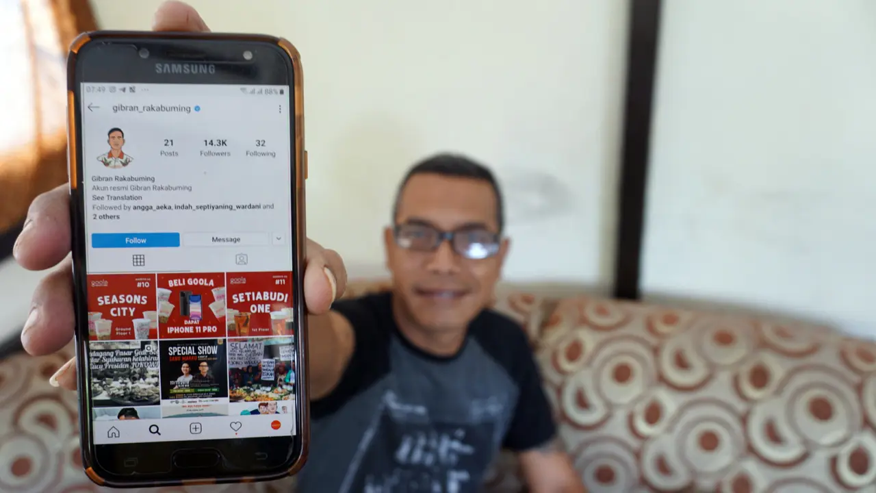 Akhirnya Gibran Rakabuming Punya Akun Instagram - Regional Liputan6.com