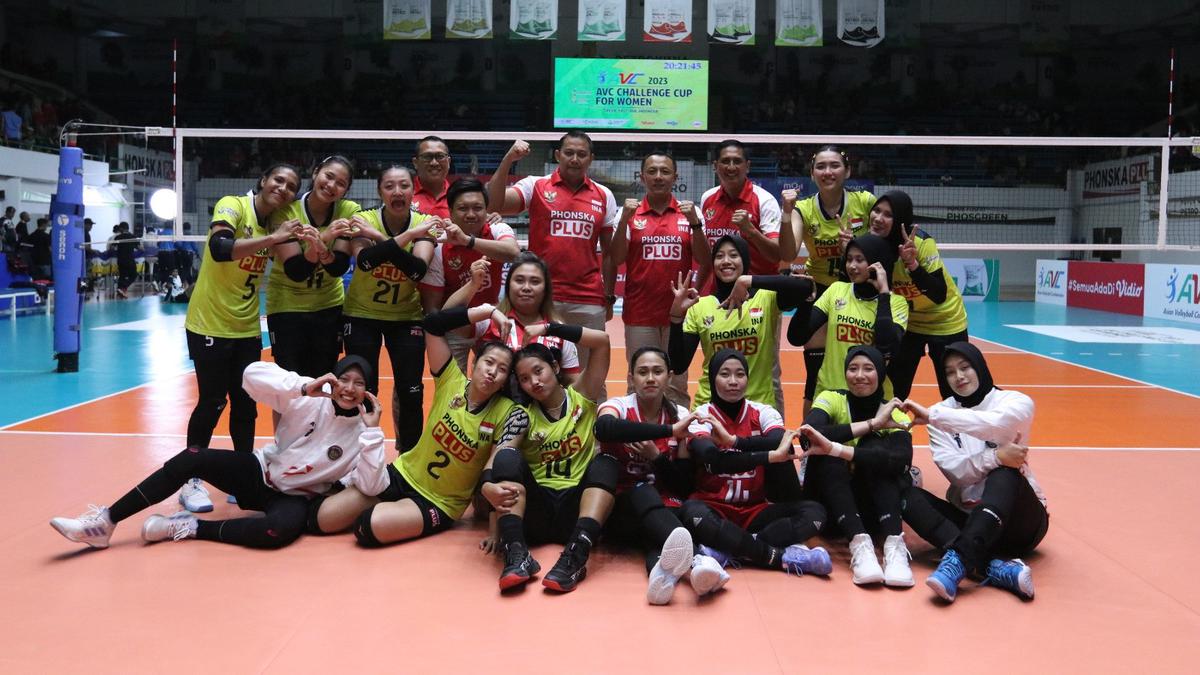 Dramatis! Indonesia Lolos ke Final AVC Challenge Cup 2023 Setelah ...