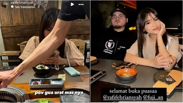 6 Potret Kedekatan Fuji dan Rafi Febriansyah Anak Dirut Pertamina ...