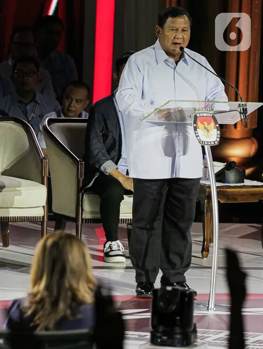 Ekspresi Ketiga Calon Presiden Saat Adu Gagasan Pada Debat Ketiga