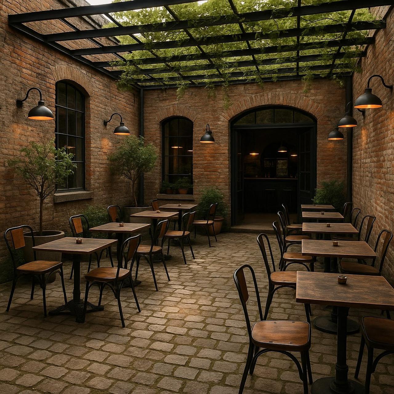7 Konsep Cafe Outdoor Estetik, Gaya Vintage sampai Rustic yang Hits di ...