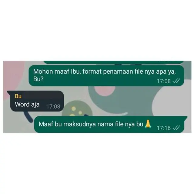 7 Chat Murid Tanya Tugas Ke Guru Biar Jelas Ini Malah Bikin Bingung ...