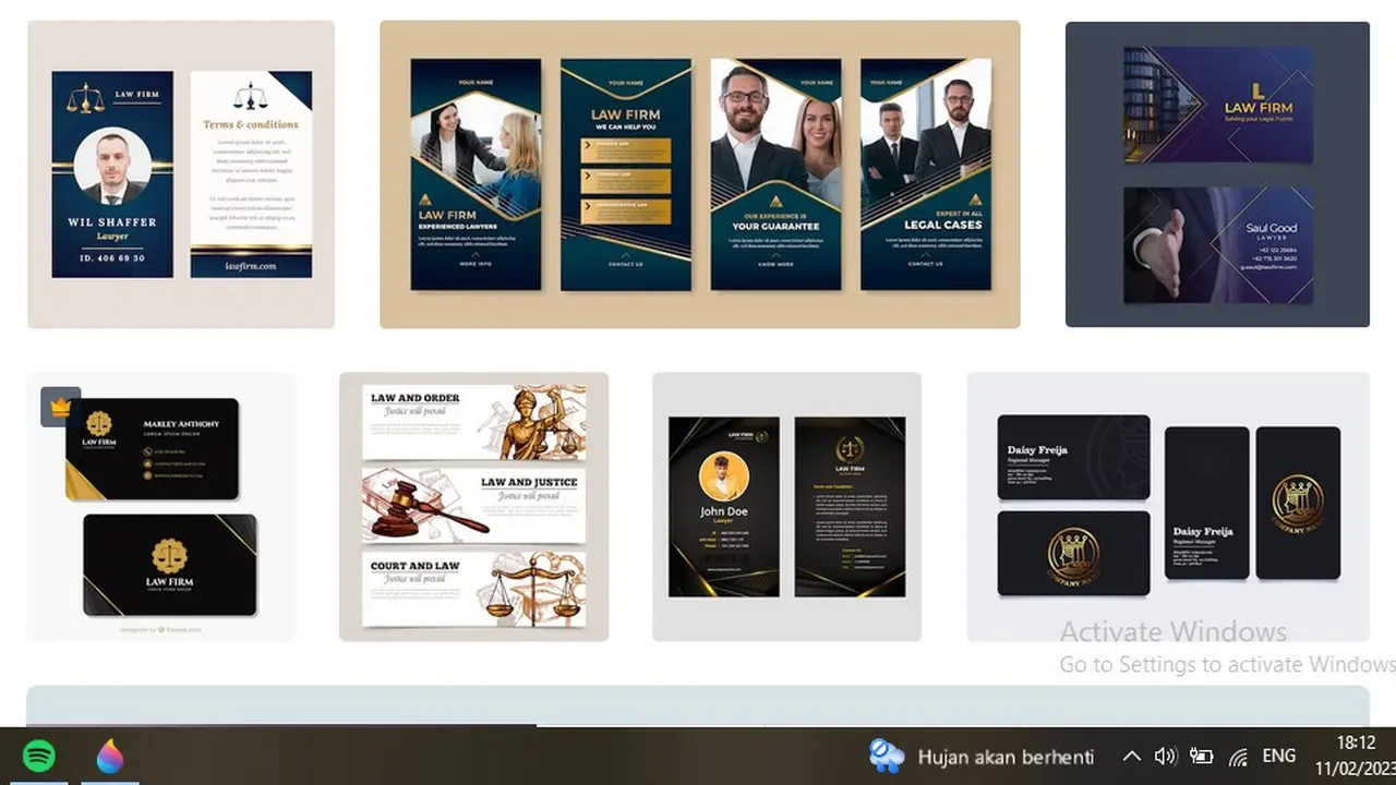 10 Contoh Kartu Nama Pribadi dan Profesional, Lengkap Cara Membuatnya - Hot Liputan6.com