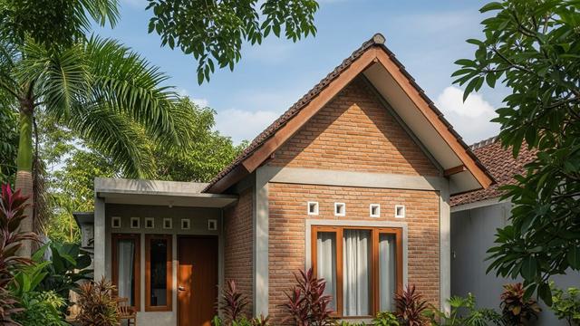 10 Inspirasi Desain Rumah Kecil dengan Bata Ekspos, Minimalis, Estetik ...