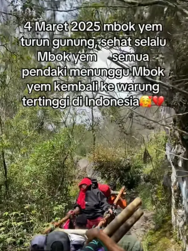 Innalillahi, Mbok Yem Pemilik Warung di Puncak Gunung Lawu Meninggal ...