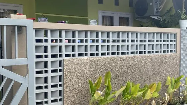 10 Desain Pagar Tembok Rumah, Gaya Minimalis yang Modern dan Unik - Citizen6 Liputan6.com