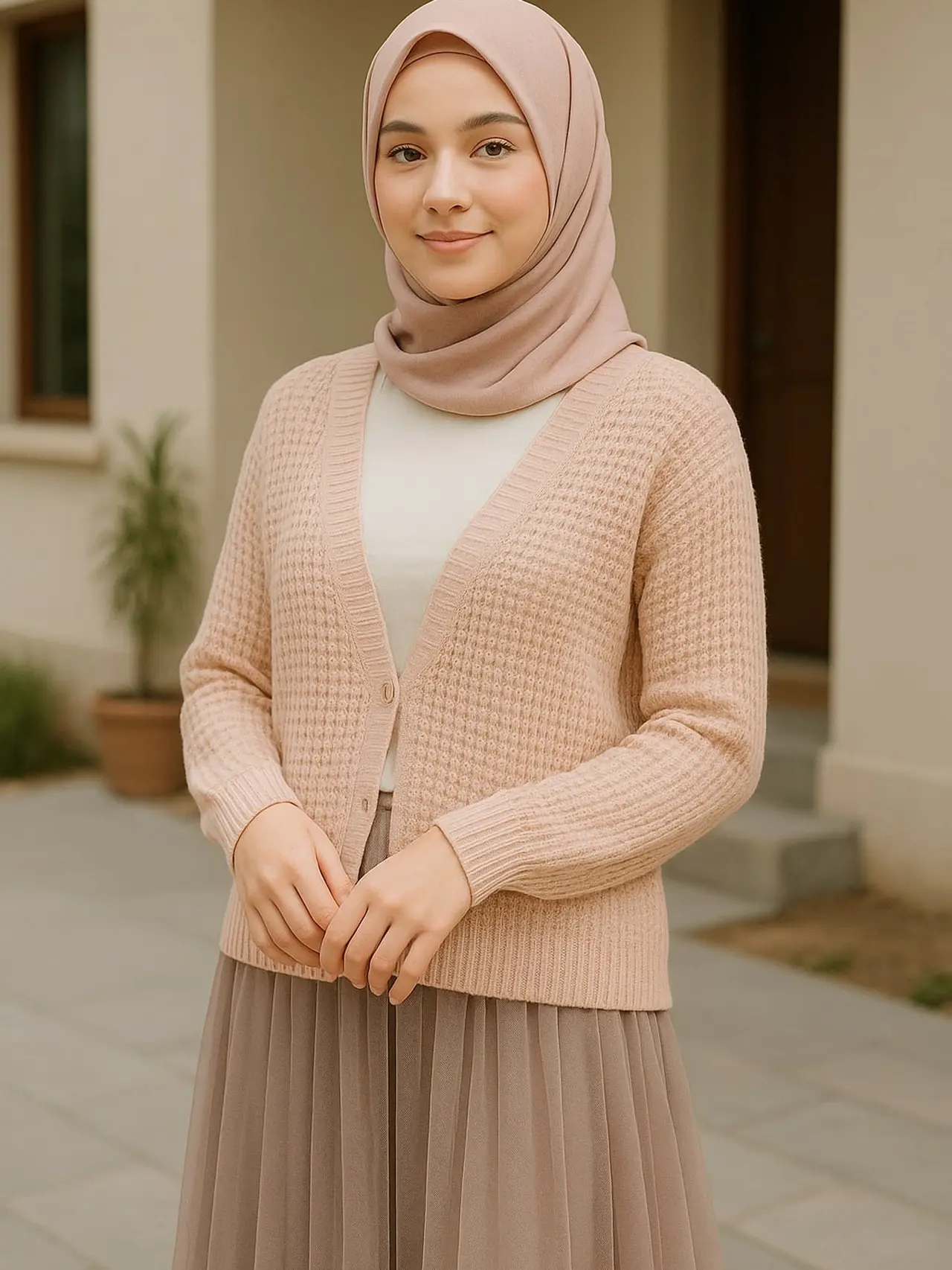 Rekomendasi Outfit Cewe Kue Hijab untuk Hangout, Ngopi, dan Foto ...