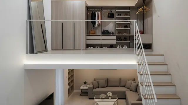 8 Inspirasi Interior Rumah Mezzanine Terbuka dan Lega, Penggunaan Ruang ...