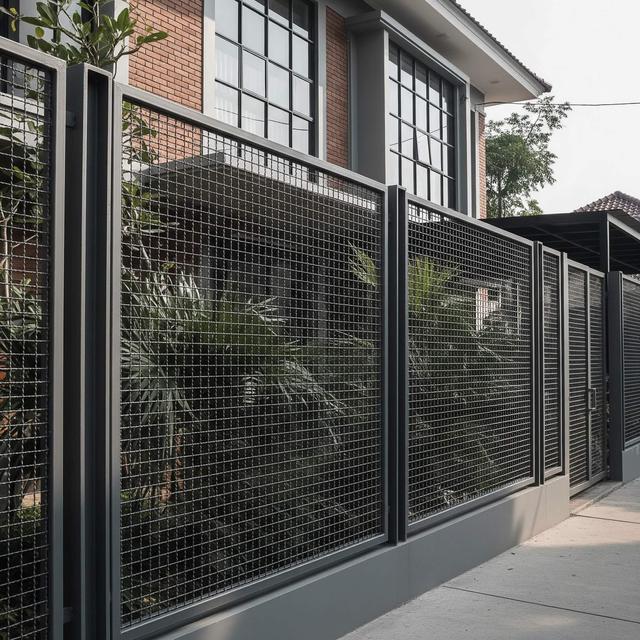 10 Model Pagar Besi Minimalis Jaga Privasi, Desain Modern untuk ...