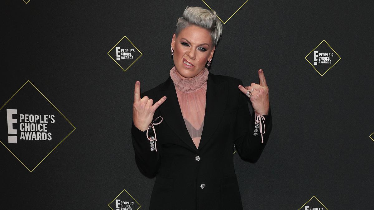 Datang ke People’s Choice Awards 2019, Pink Ditemani Suami dan Buah ...