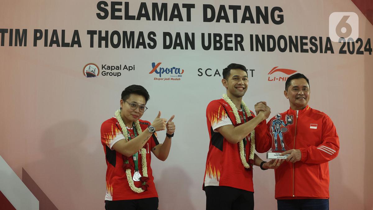 Tim Thomas dan Uber Indonesia 2024 Tiba di Tanah Air - Foto Liputan6.com