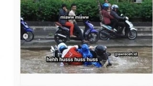 6 Meme Jatuh dari Motor Ini Kocak, Tetap Tersenyum Meski Menahan Sakit