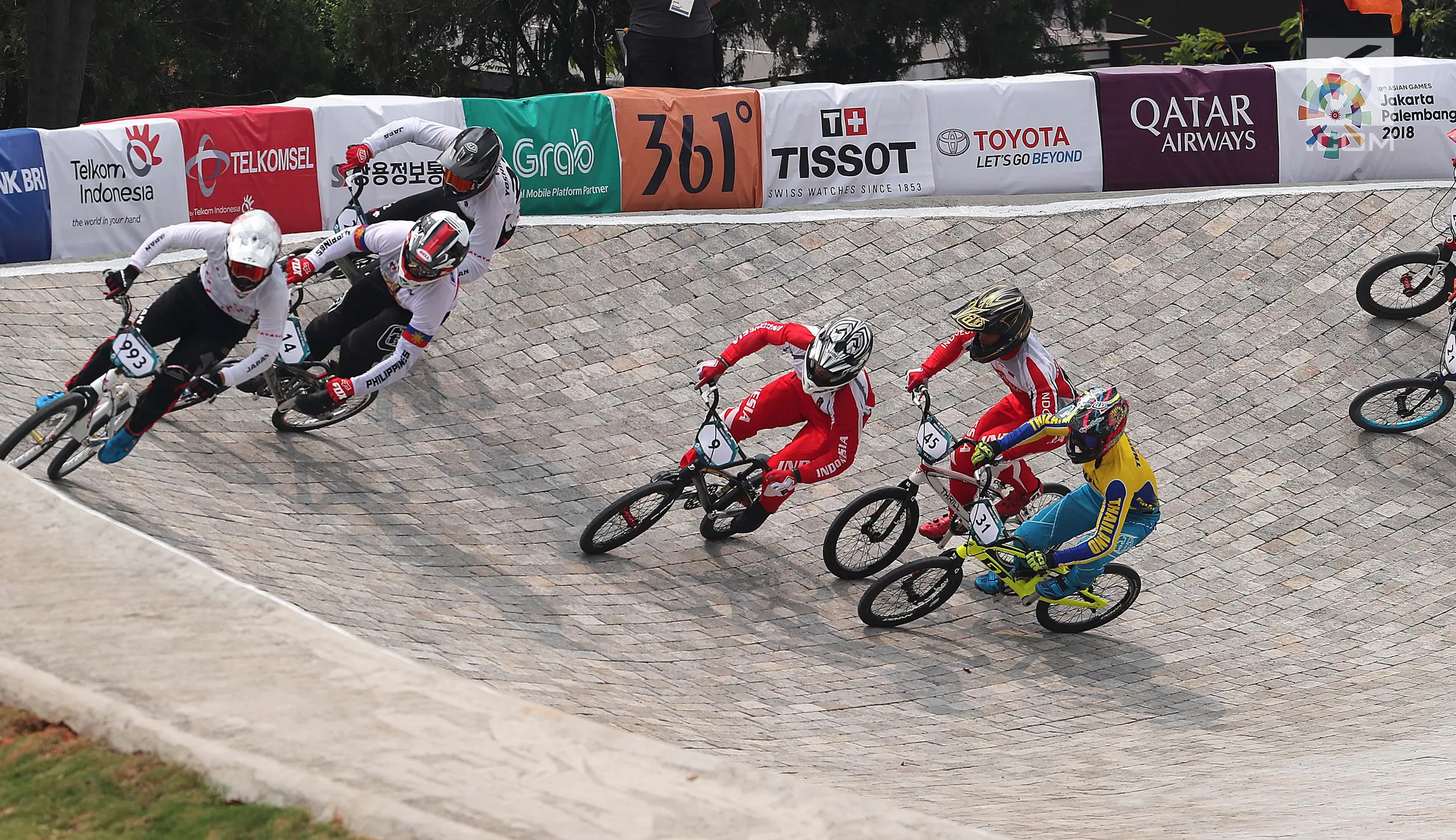 FOTO: I Gusti Bagus Saputra Raih Perak Sepeda BMX Asian Games 2018 ...