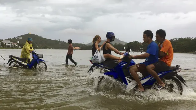 Banjir di Thailand Picu Kemacetan Sepanjang 200 Km - Global Liputan6.com