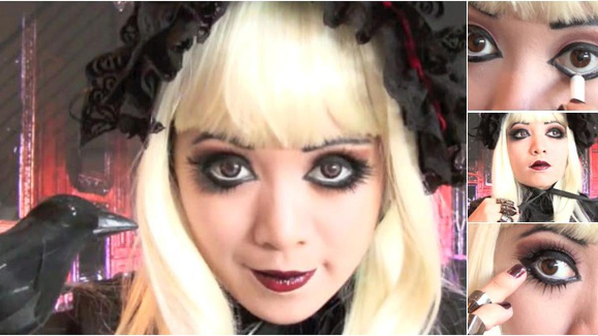 Tutorial Make Up Boneka Tema Gothic Lolita - Beauty Fimela.com