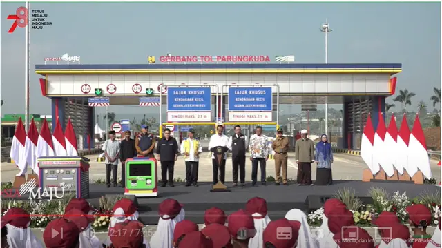Jokowi Meresmikan Tol Bocimi, Jakarta-Sukabumi Cukup Ditempuh 2 Jam 30 Menit - Bisnis Liputan6.com