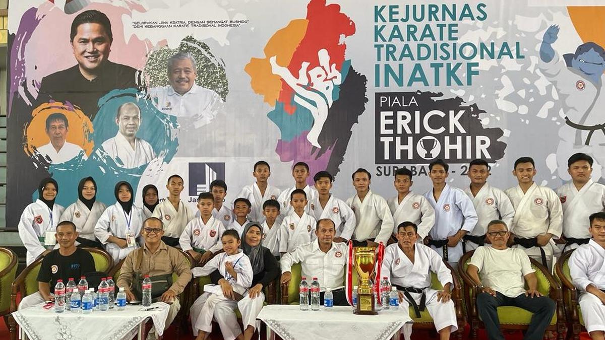 Kejurnas Karate Piala Erick Thohir Digeber di Gelora Pancasila Surabaya ...