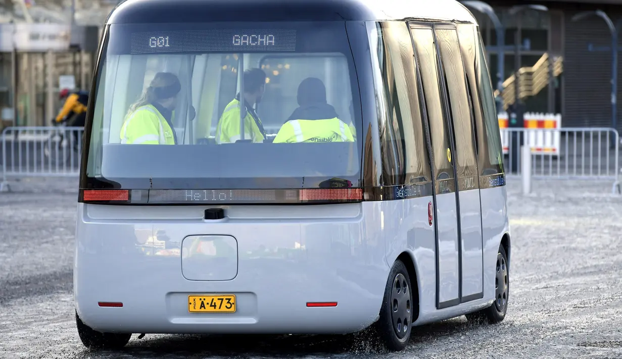 FOTO: Keren, Ini Bus Gacha Tanpa Supir Pertama untuk Segala Kondisi ...