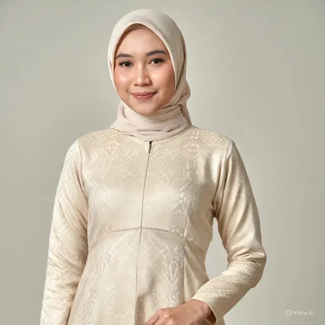 7 Inspirasi Model Gamis Brokat Busui Paling Nyaman di 2025 - Hot ...