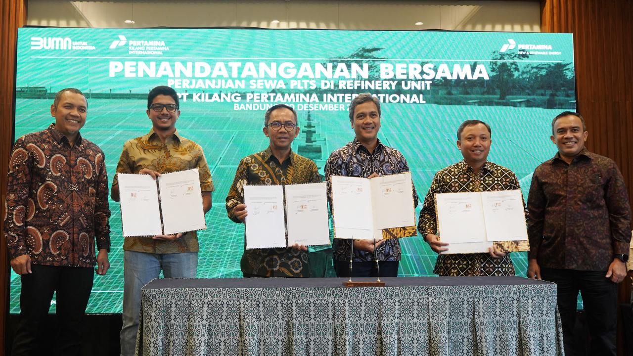 Bangun PLTS di 4 Area Kilang, KPI Gandeng Pertamina NRE