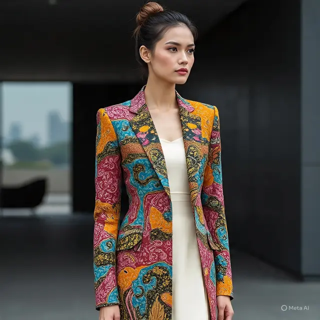 8 Model Outer Batik Panjang Terbaru 2025: Tampil Menawan & Modern - Hot ...