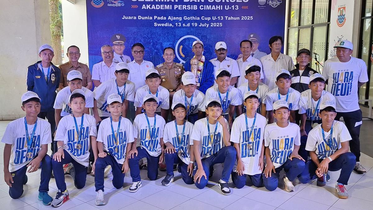 Juara Gothia Cup U-13 2025, Akademi Persib Cimahi Diganjar Bonus Rp100 Juta